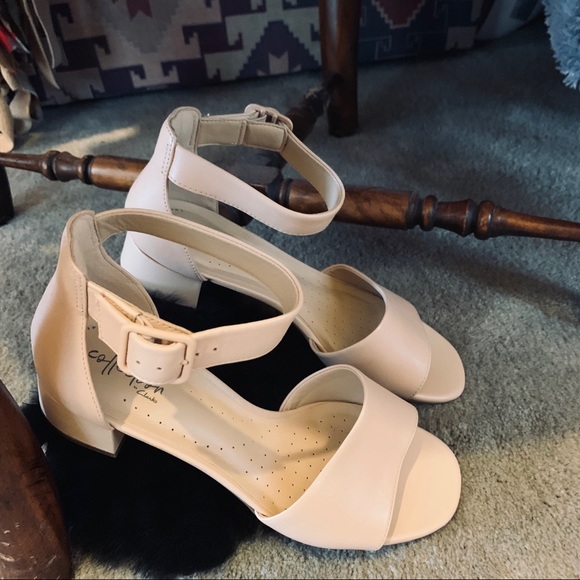 Clarks | Shoes | Clarks Collection Elsa Dedra Blush Leather 7w | Poshmark